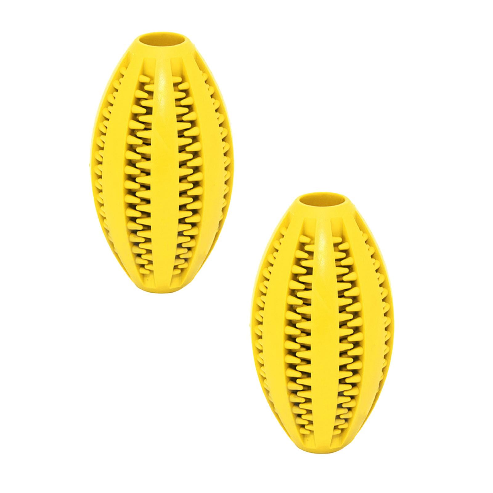 Indestructible Dog Chew Toy Ball - Non-Toxic Rubber Treat Dispenser for ...
