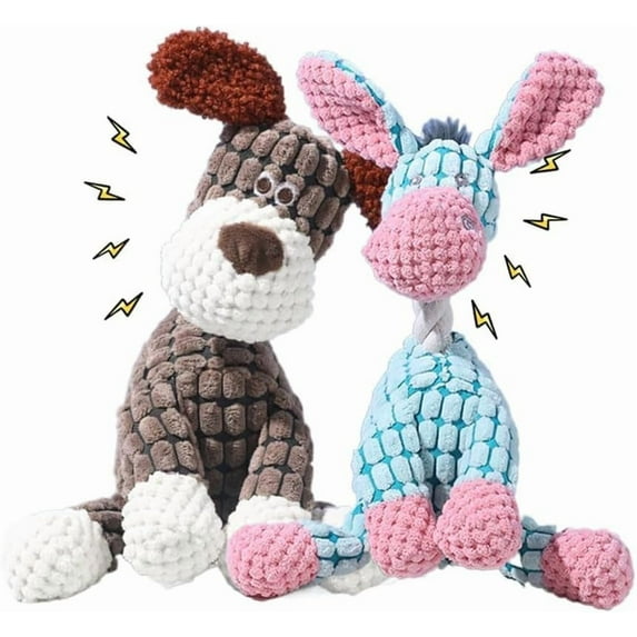 Indestructible Dog Toy, 2026 New Durable Plush Dog Toys for Aggressive ...