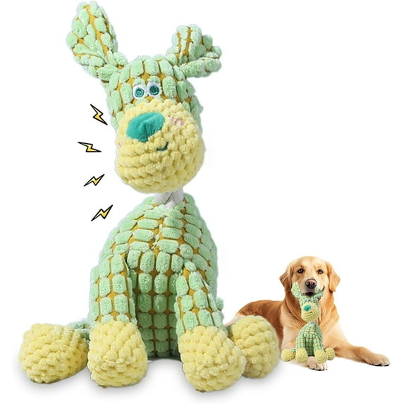 Indestructible Dog Toy, 2026 New Durable Plush Dog Toys for Aggressive ...