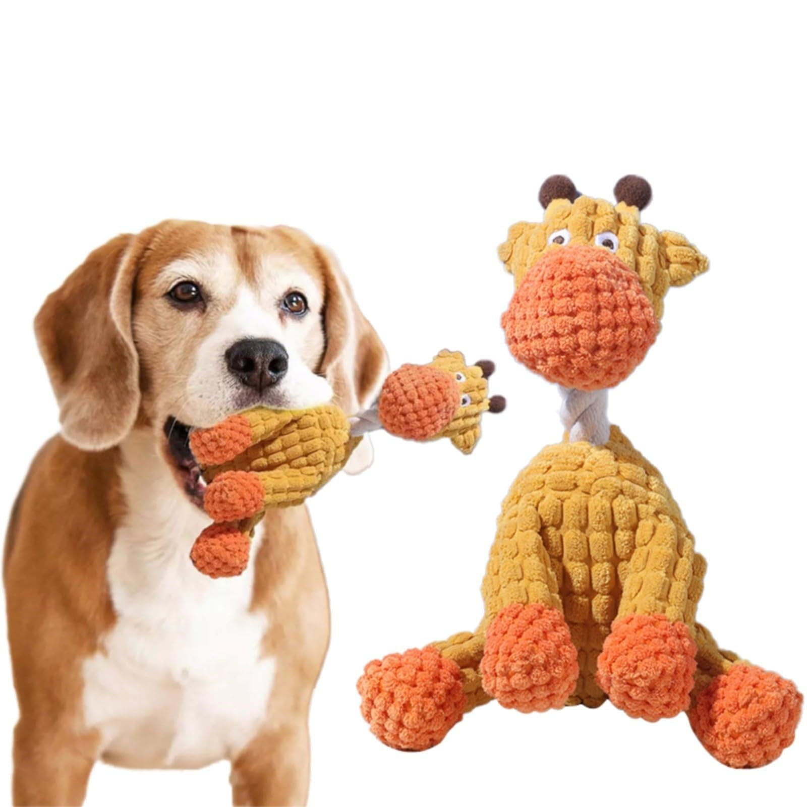 Indestructible Dog Toy, 2026 New Durable Plush Dog Toys for Aggressive ...