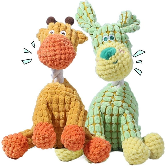 Indestructible Dog Toy, 2026 New Durable Plush Dog Toys for Aggressive ...