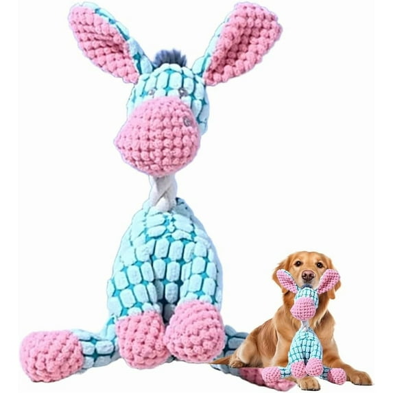 Indestructible Dog Toy, 2026 New Durable Plush Dog Toys for Aggressive ...
