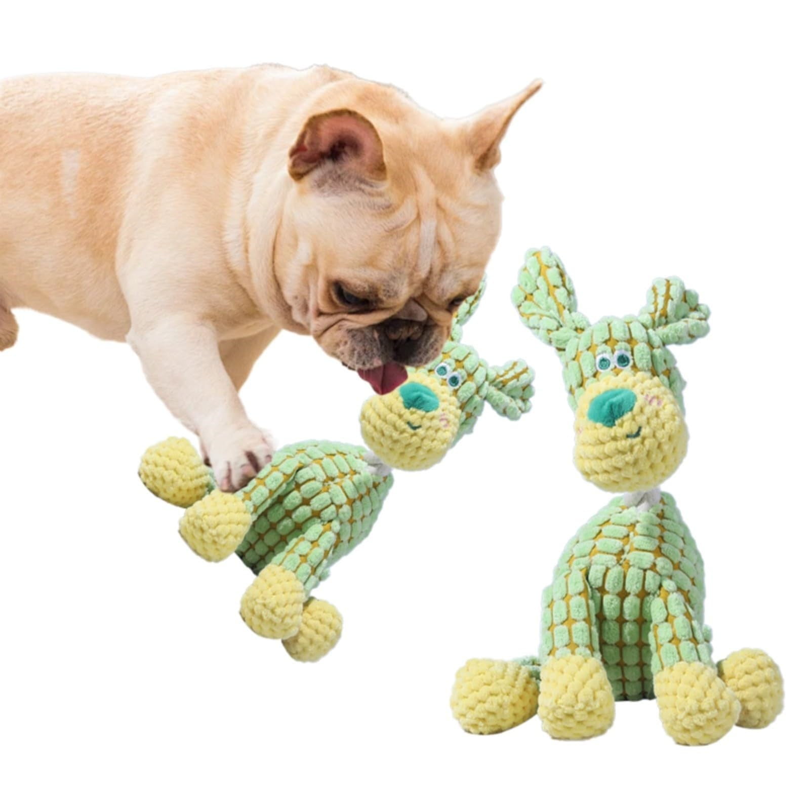 Indestructible Dog Toys,2025 Upgrade Dog Plush Toy for Aggressive Chewers,Dogs Squeaky Durable ...