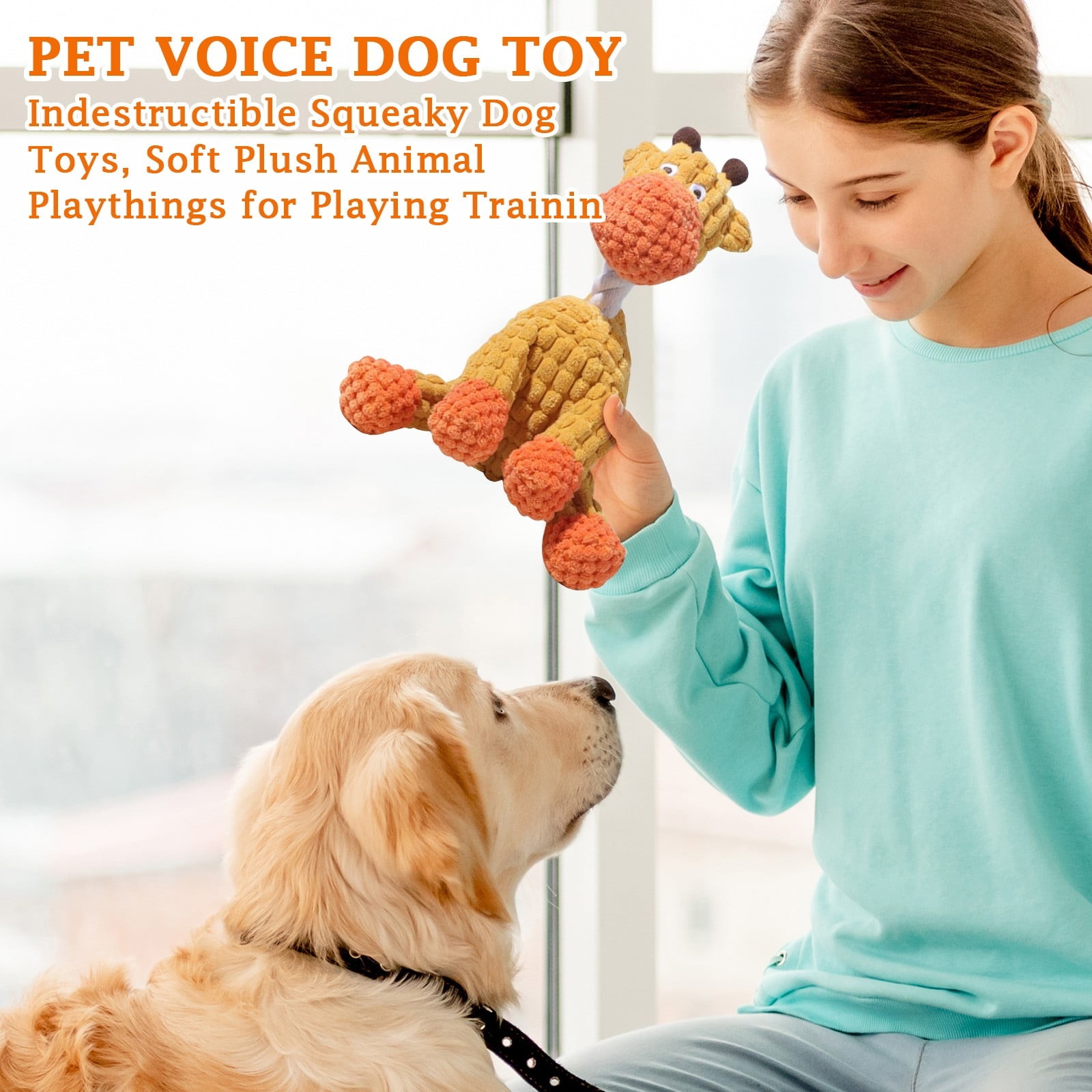 Indestructible Dog Toys,2026 New Dogs Plush Toy for Aggressive Chewers ...