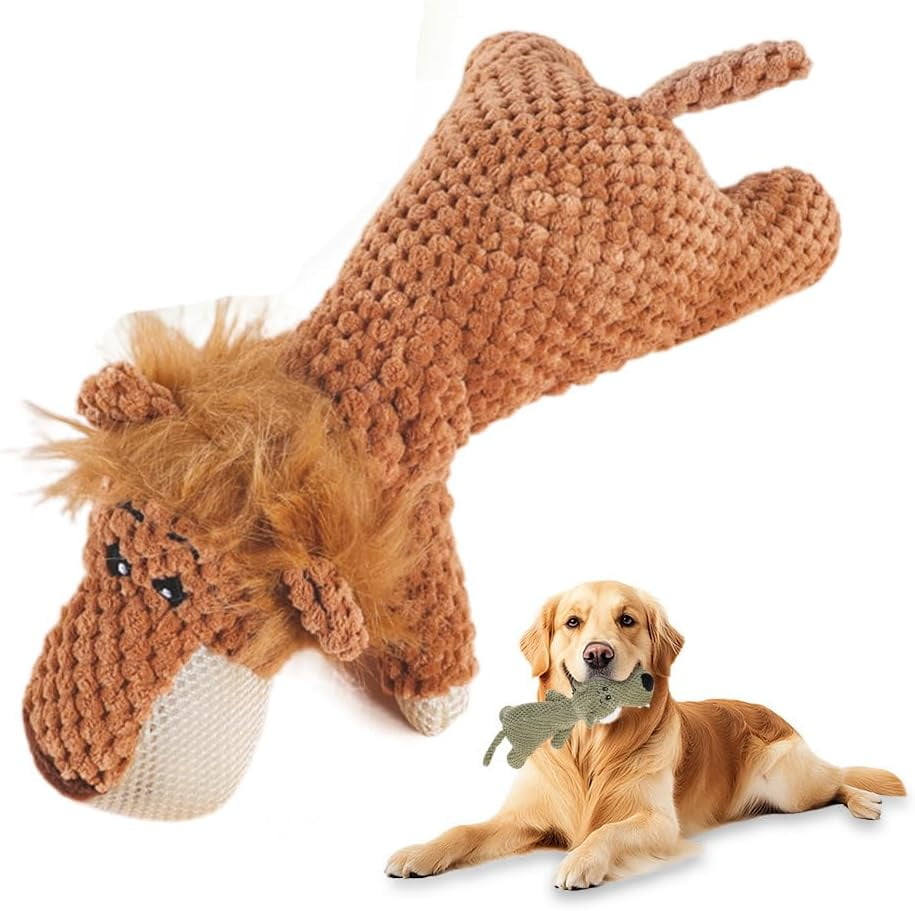 Indestructible Dog Toys,2026 New Dogs Plush Toy for Aggressive Chewers ...