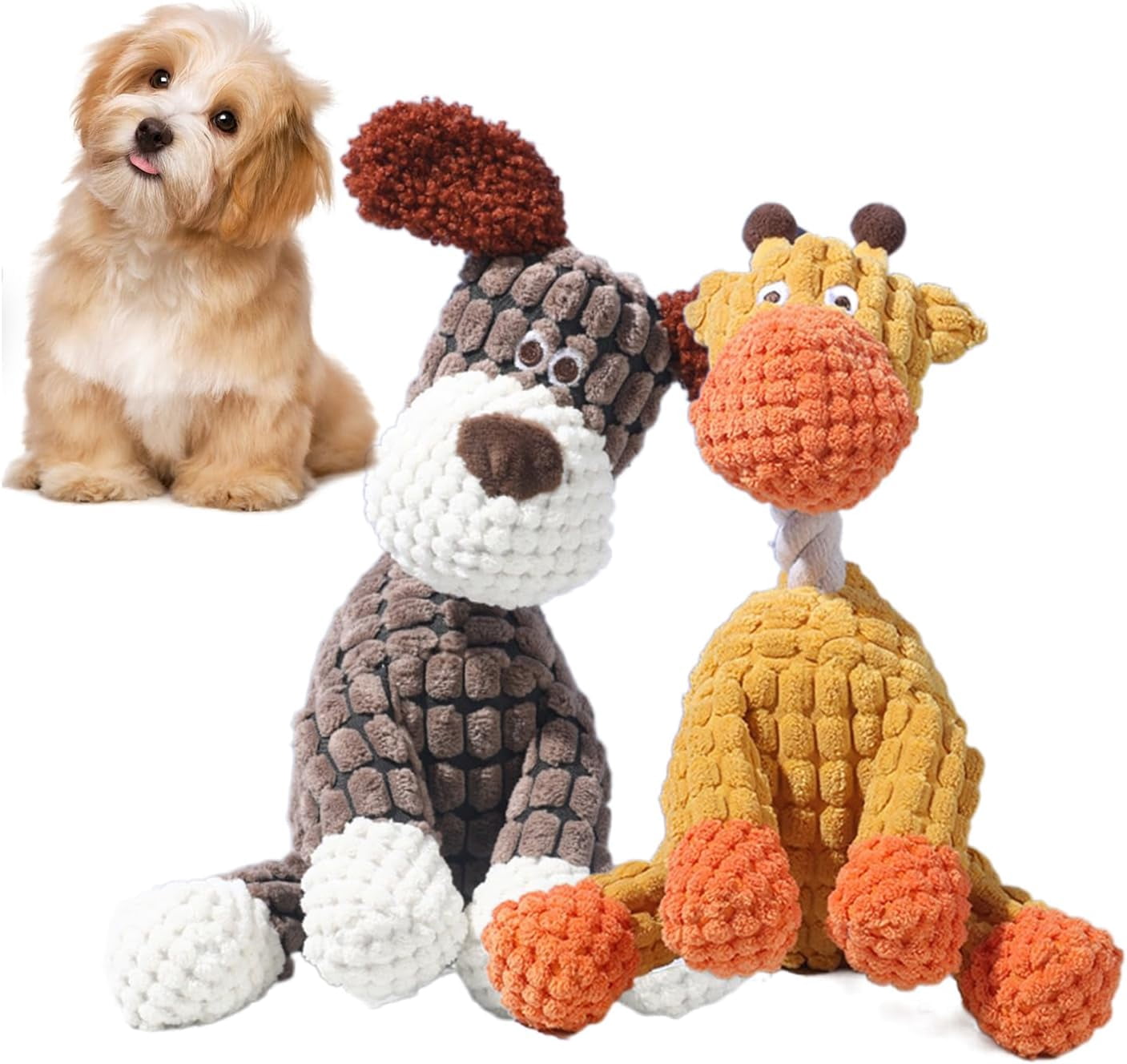 Indestructible Dog Toys,2026 New Dogs Plush Toy for Aggressive Chewers ...