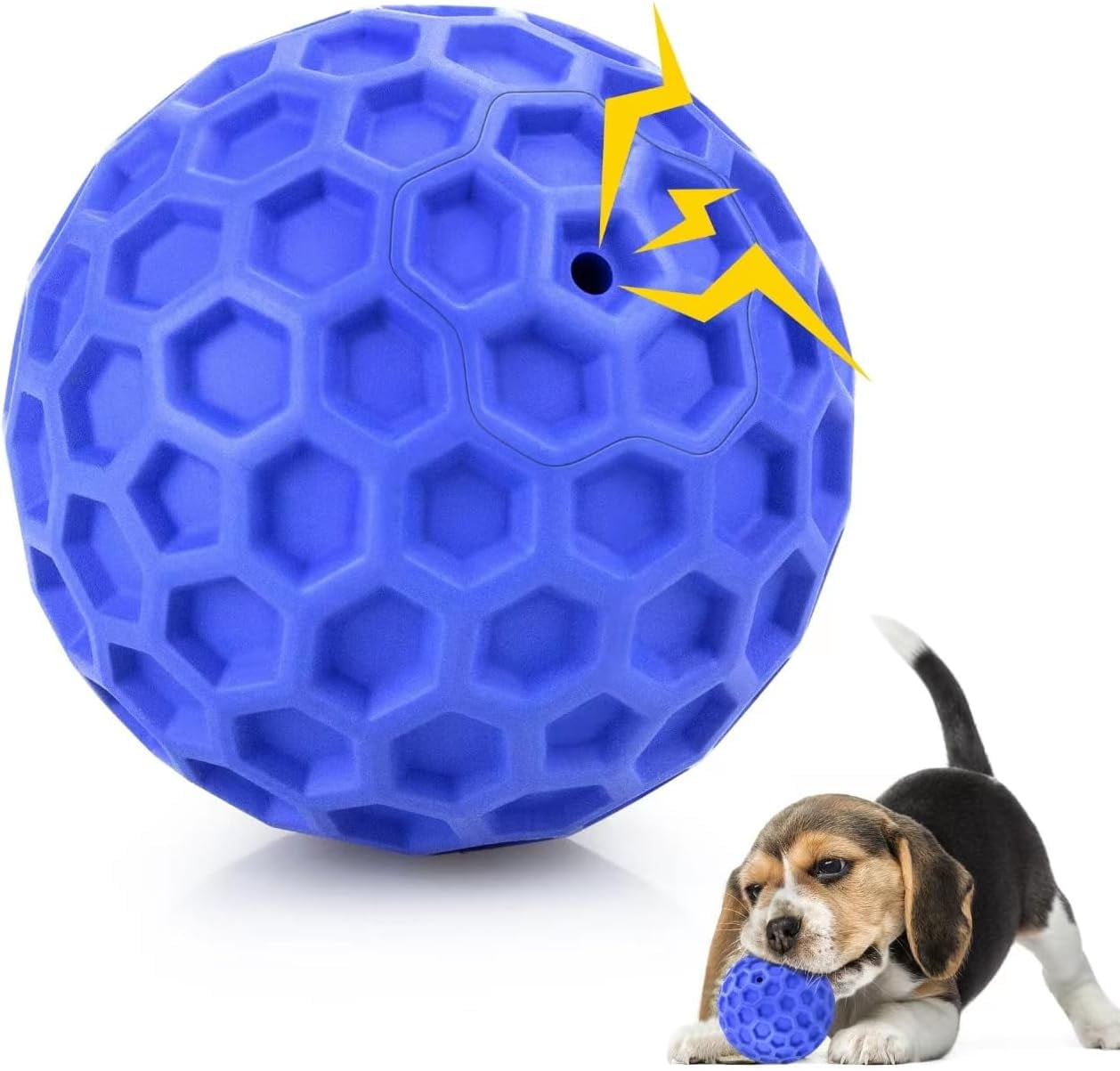 Tough Squeaky Balls Puppy , Interactive for Small Dogs, Puppy for and ...