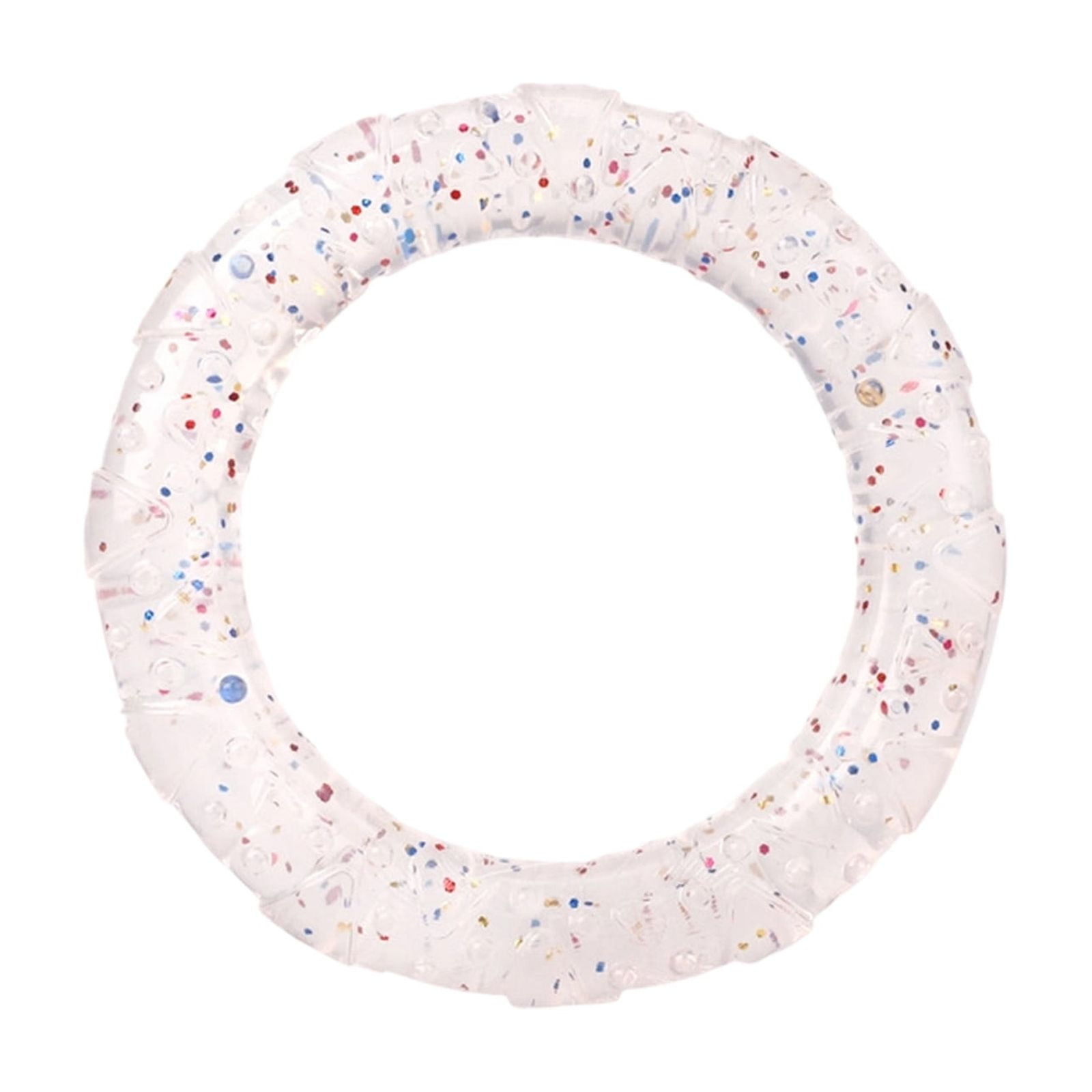 Indestructible Tension Ring Dog Toy, Self-Interactive Chew-Resistant ...