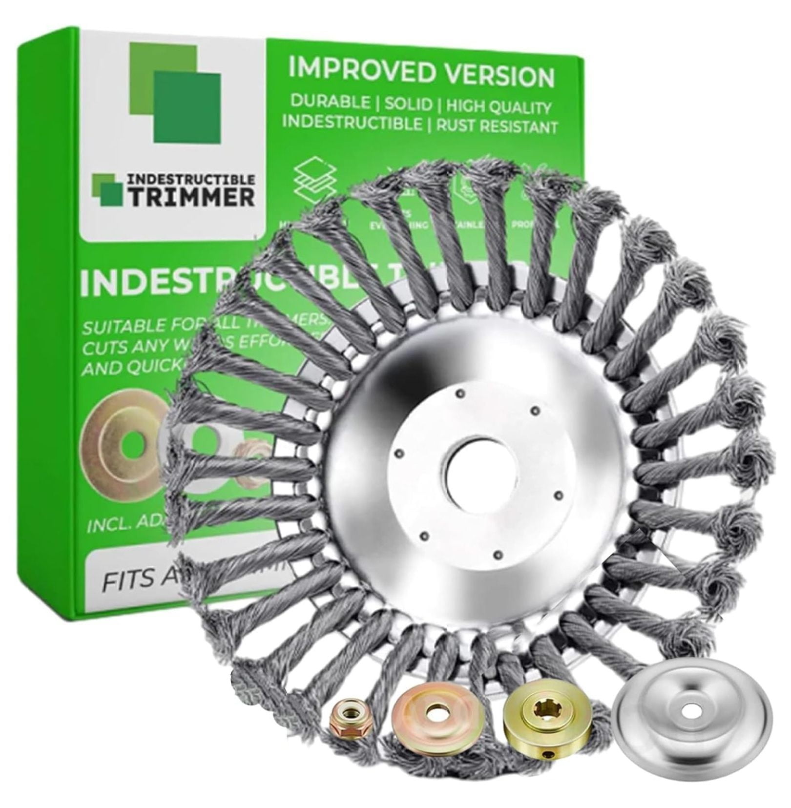 Indestructible Trimmer, 6/8/10 Inch Indestructible Trimmer Head ...