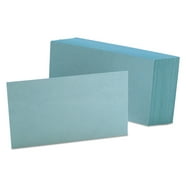 Oxford, OXF7321BLU, Colored Ruled Index Cards, 100 / Pack - Walmart.com