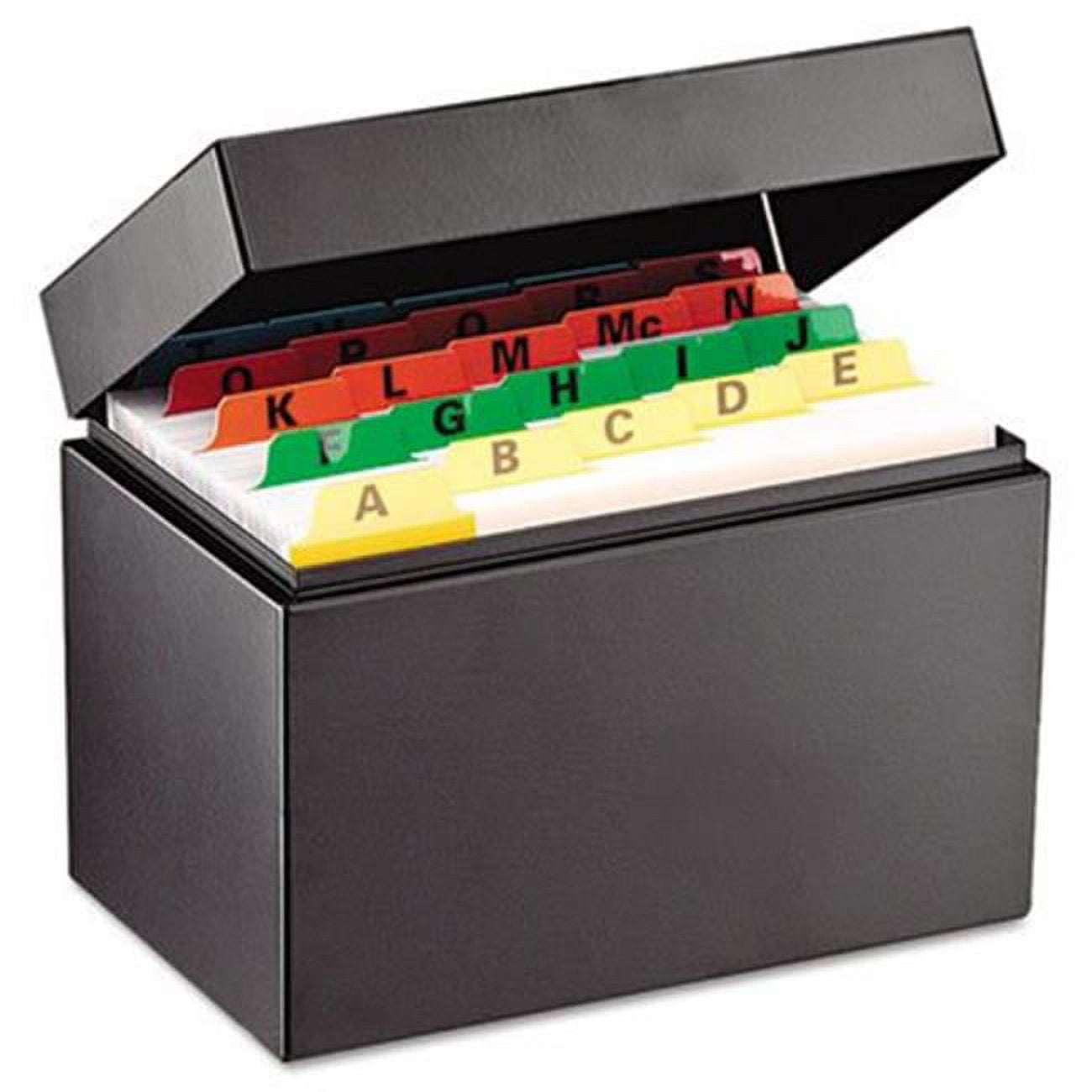 Index Card File Holds 400 4 x 6 cards 6 3/4 x 4 1/5 x 5 - Walmart.com