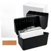 Rustic Studded Index Recipe Card Box with Antiqued Latch - Walmart.com