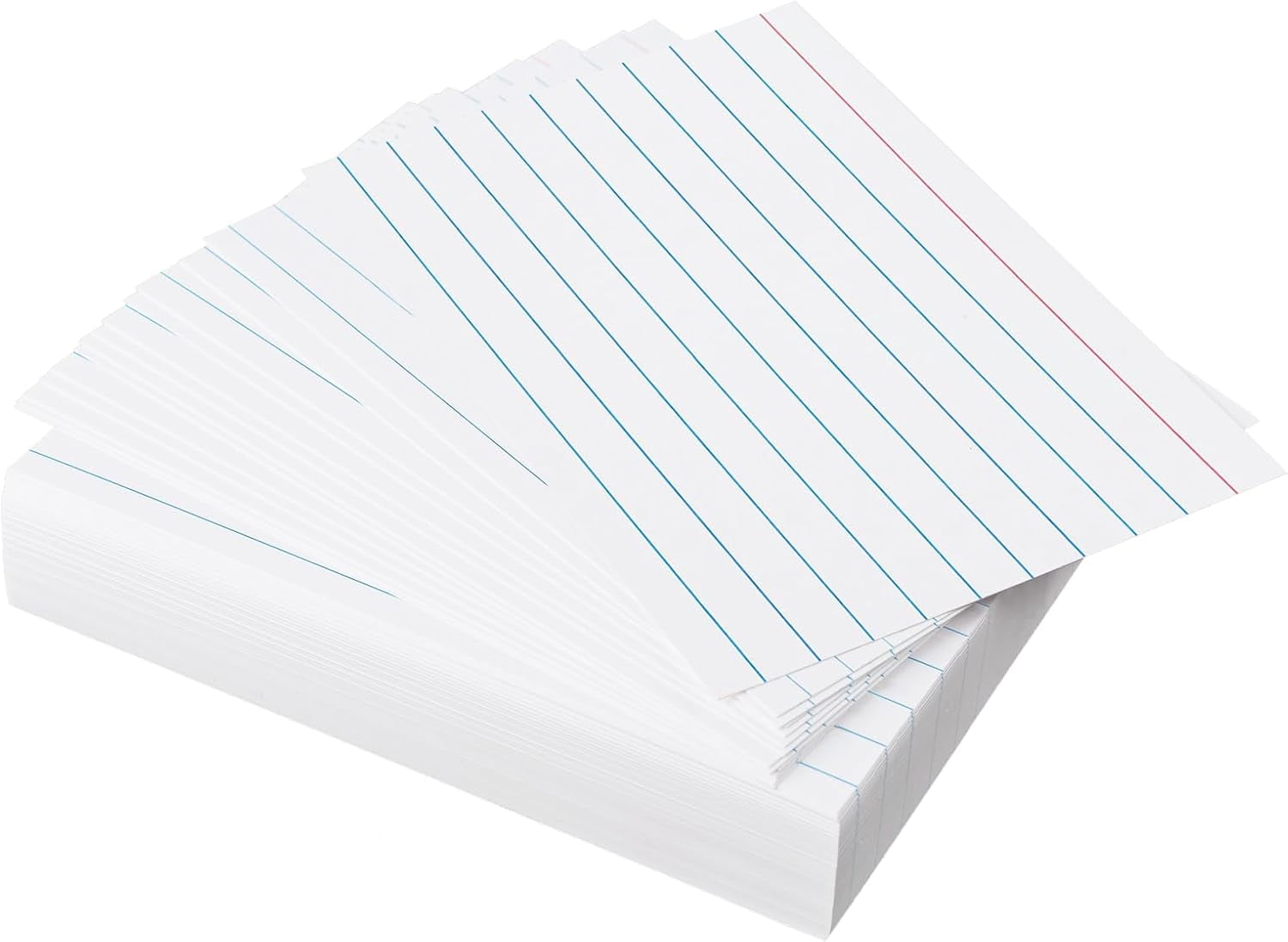 Index Cards 3x5 Ruled - 90LB 100 Pack White Lined Note Cards 3 x 5 ...