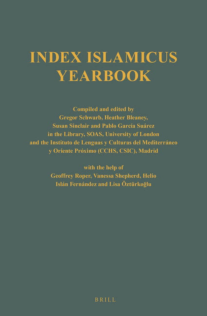 Index Islamicus Yearbooks Index Islamicus Volume 1961-1965, Book 3 ...