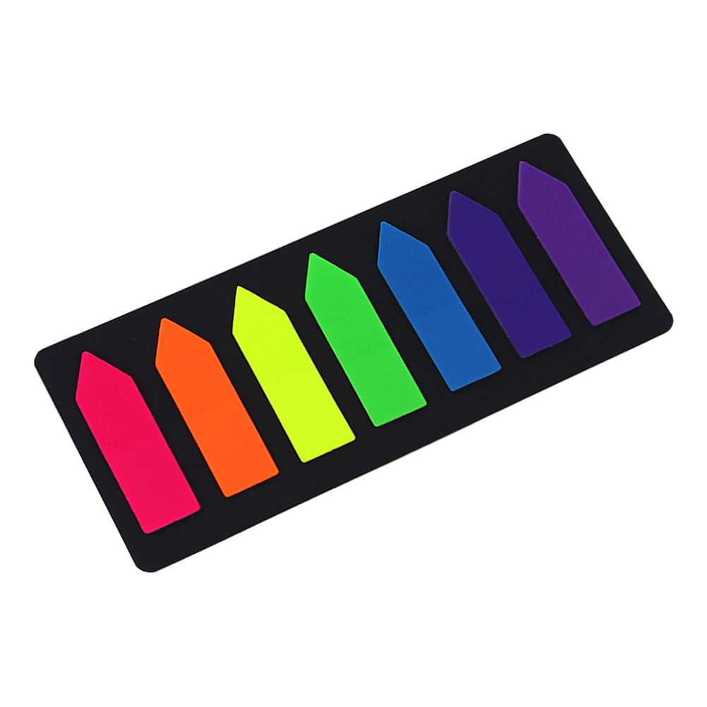 Index Sticker Adhesive Stickers Office 5 Bags Fluorescence Bookmark Pvc ...