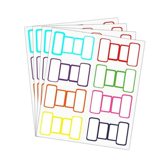 Index Tabs Decals Notebook File Blank Labels 3×1.5inch Handwriting ...