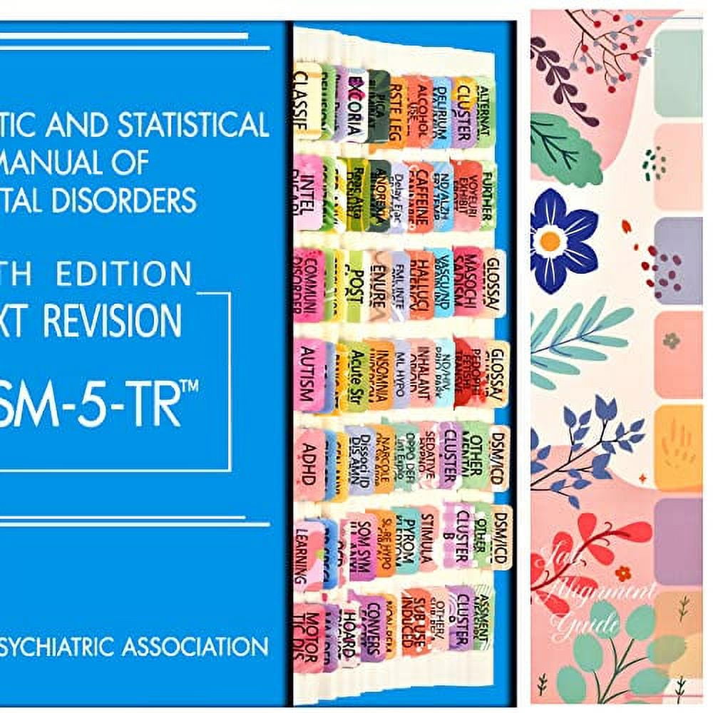 Index Tabs for DSM-5-TR, DSM-5, Works for The Latest DSM-V-TR 2022 ...