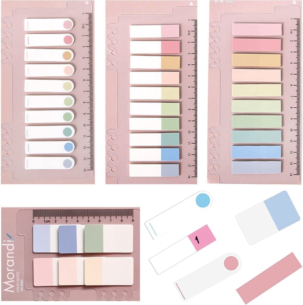 Index Tabs with Ruler, 660 Repositionable Sticky Flags, Morandi ...