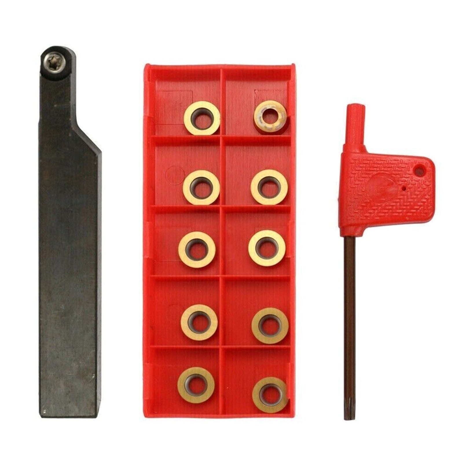 Milling External Lathe Holder Turning Boring Tool SRAPR1616H10+10pcs ...