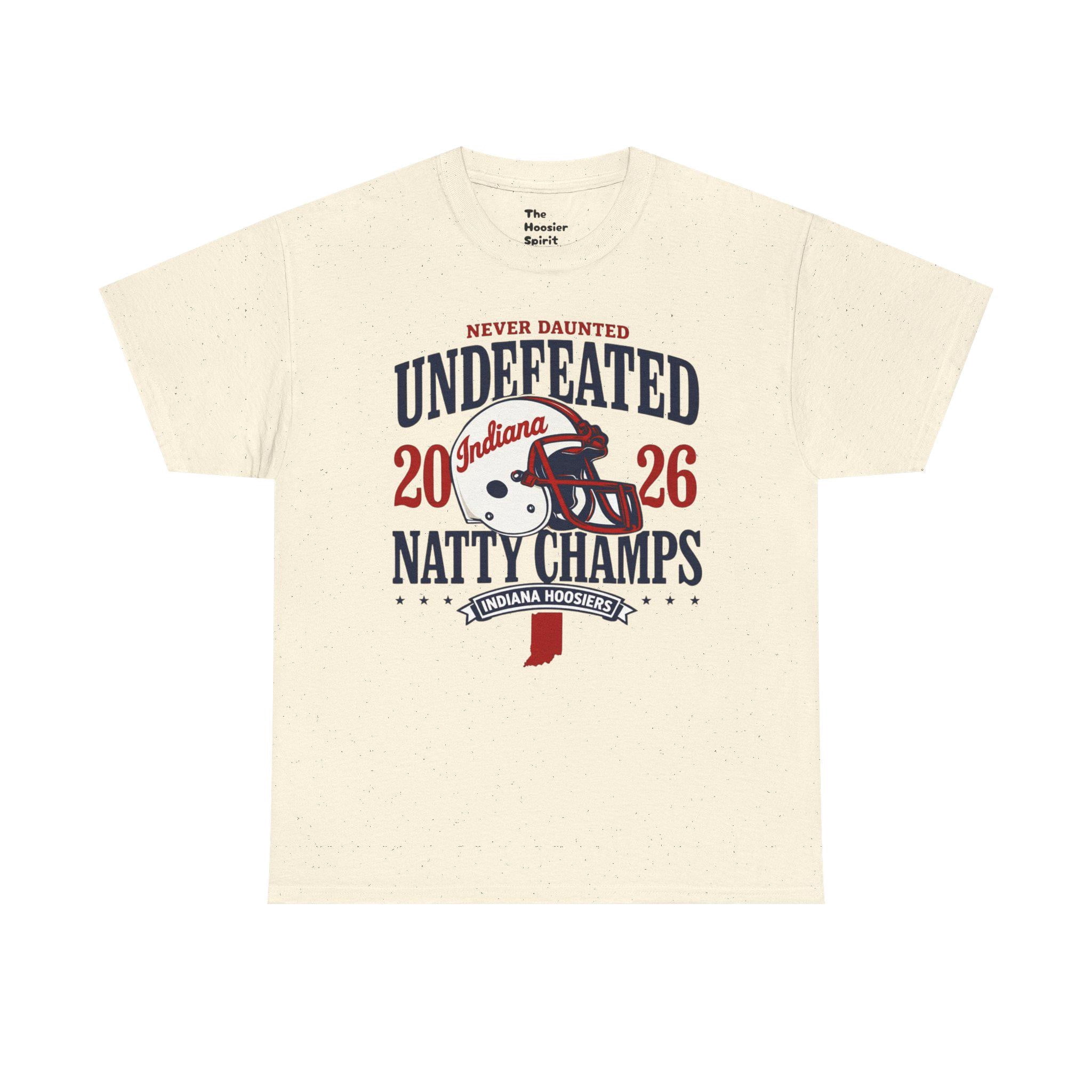 Indi@na Undefeated Natty Champs 2026 T-Shirt - Walmart.com