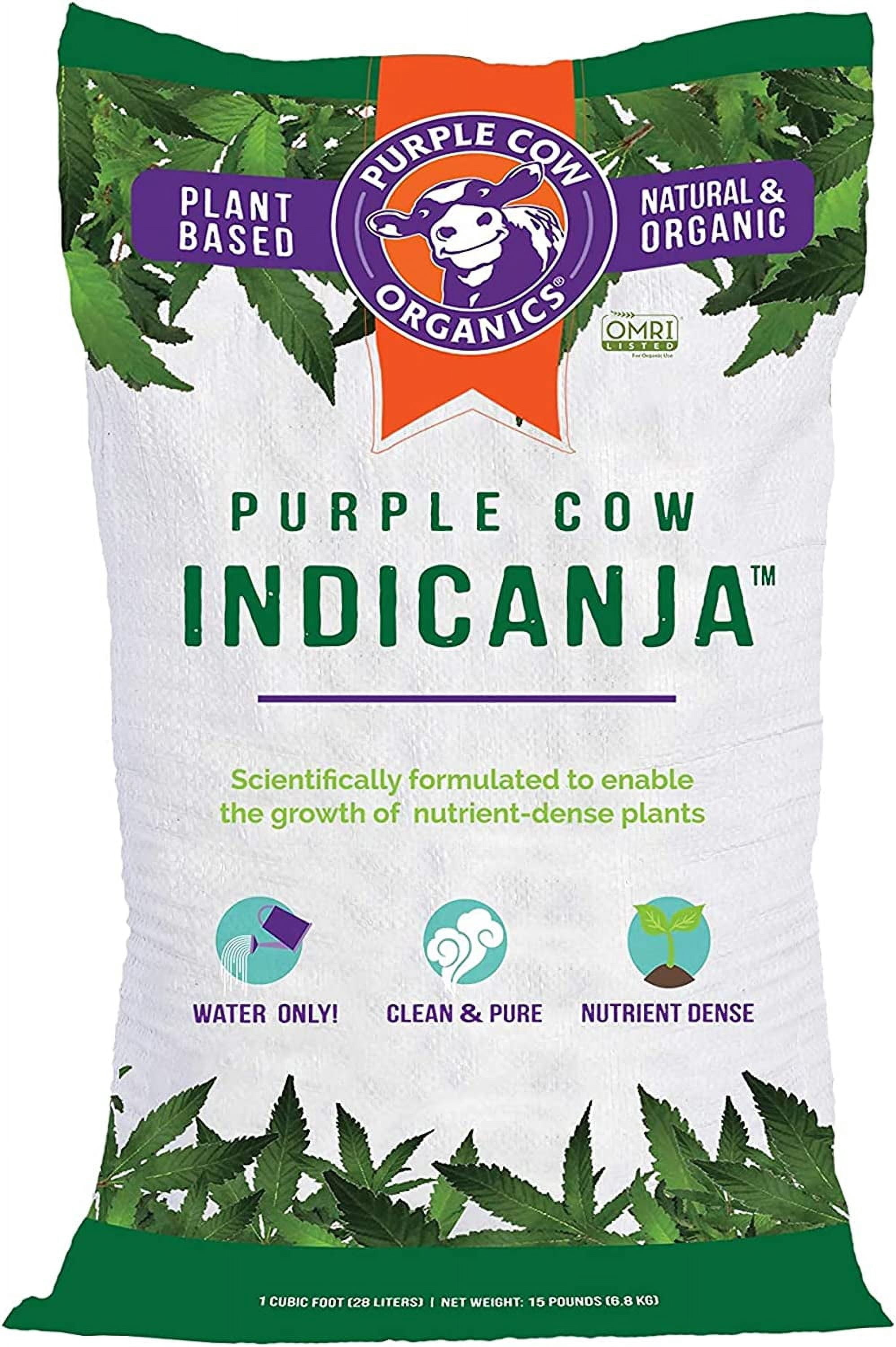 IndiCanja 1 Cubic Foot Bag, Organic Living Soil, Clean & Natural Plant ...