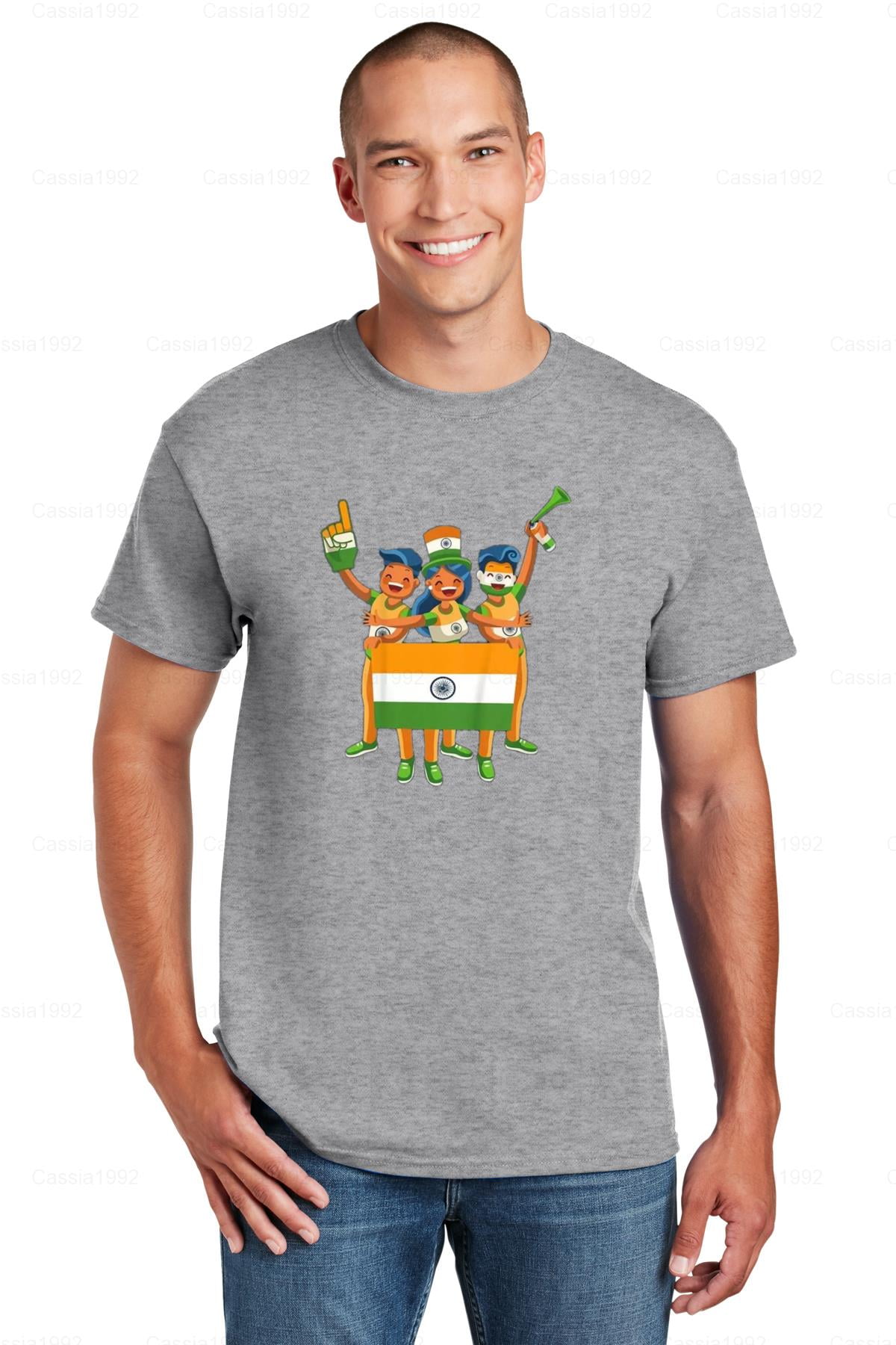 India 75th Independence Day Proud To Be Indian Celebration Vintage Tee up to 5XL - Walmart.com