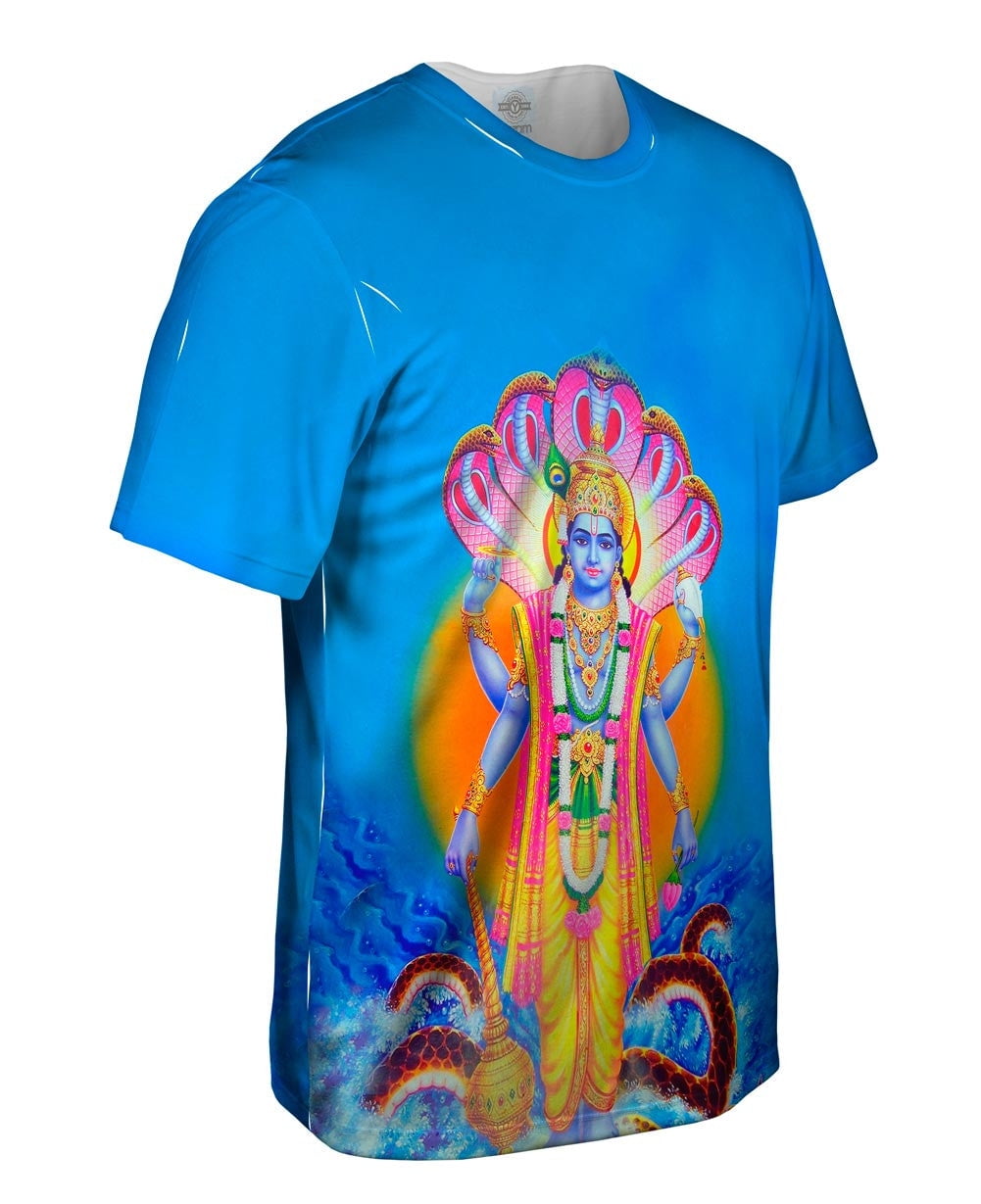 India - Almighty Vishnou Mens T-Shirt All Over Print - Walmart.com