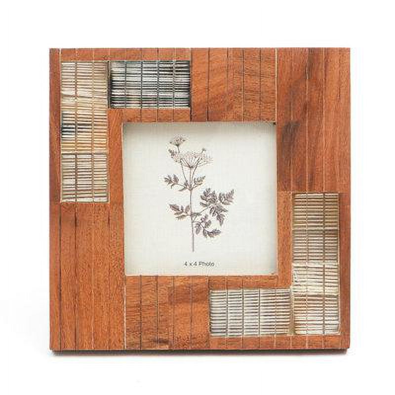 India. Curated. Handcrafted Sheesham Wood Photo Frame - 4x4 inches ...