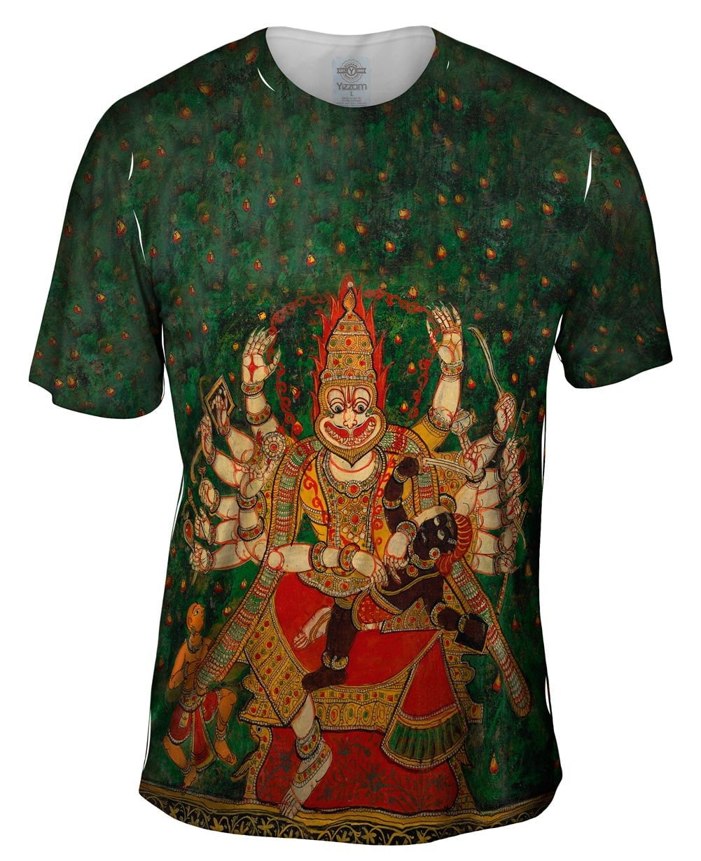 India - Demon Hindu God Mens T-Shirt All Over Print - Walmart.com