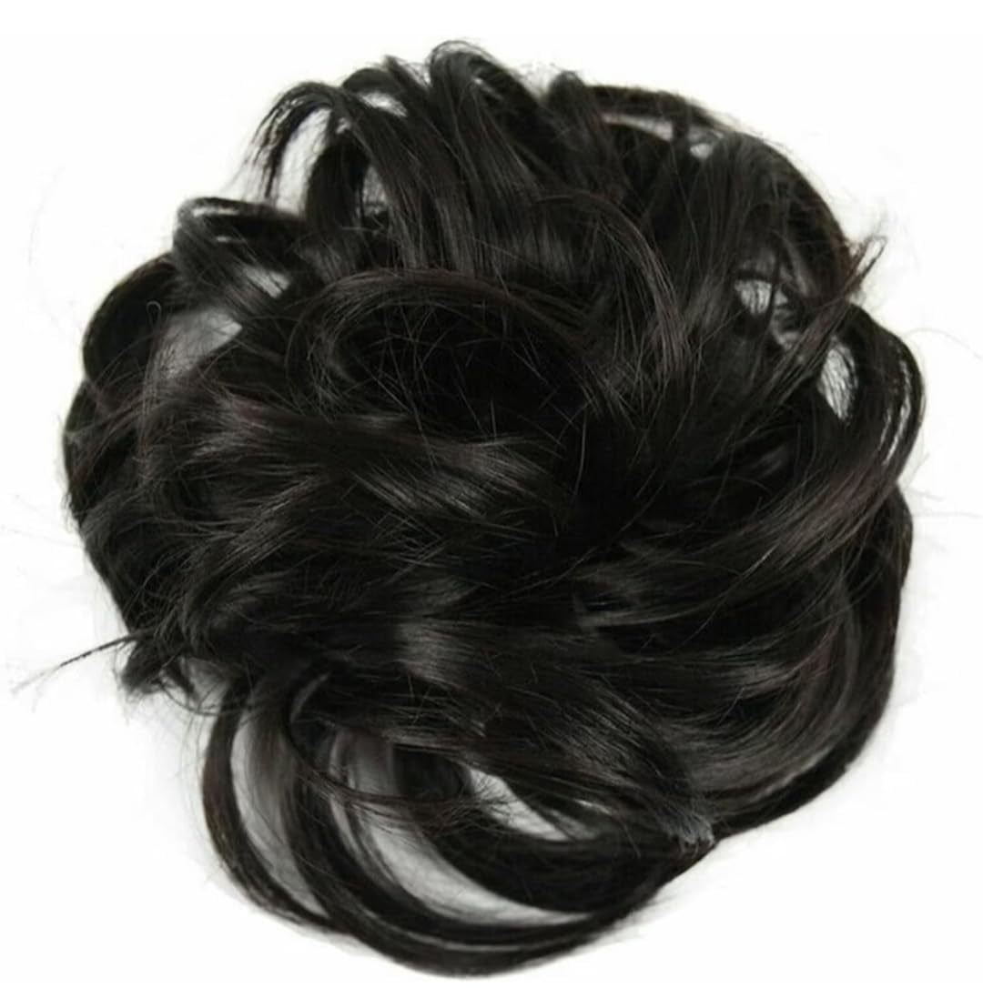 India Fashion kart Curly Rafal Bun Juda Black Colour 35 gm For Womens ...