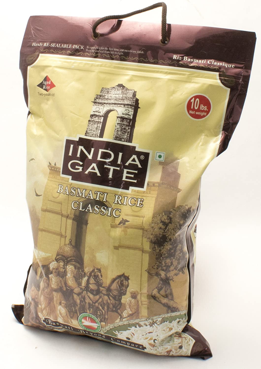 Authentic India Gate Classic Basmati Rice, Extra Long Grain, Aromatic ...