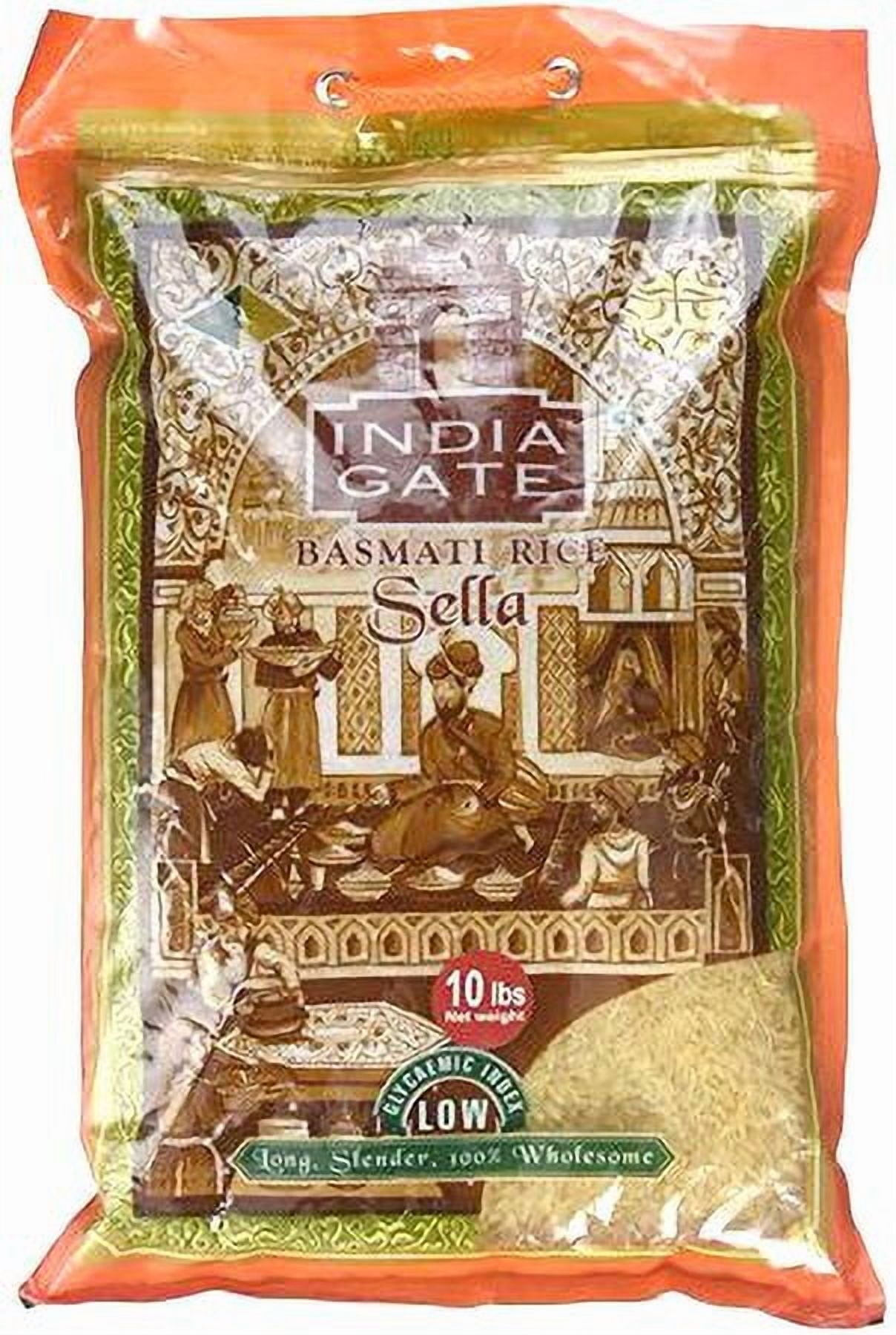 India Gate Parboiled Basmati Rice - Golden Sella - 10 lbs Pack of 2 ...