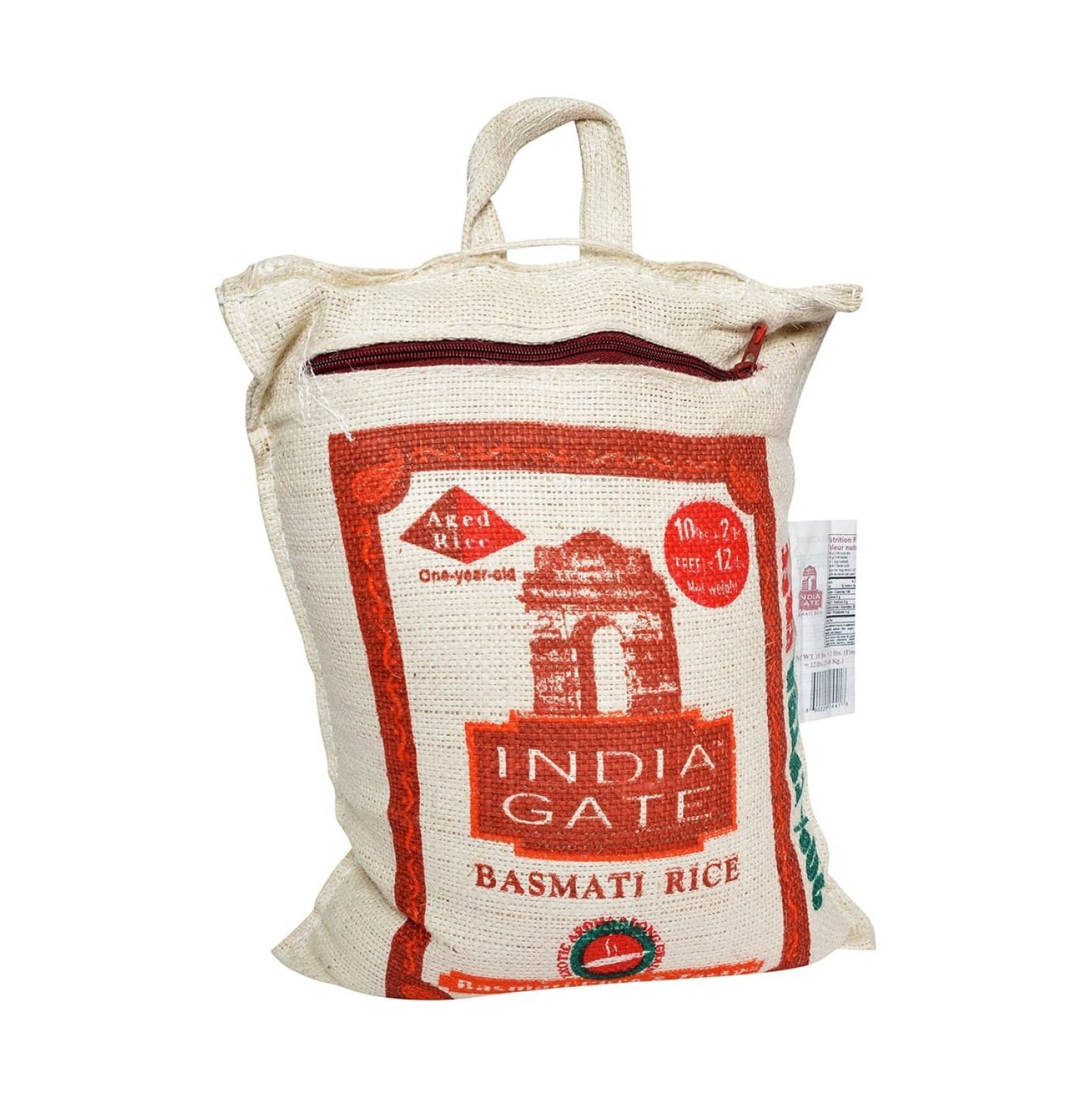 India Gate - White Basmati Rice - Jute, 10 Pound - Walmart.com