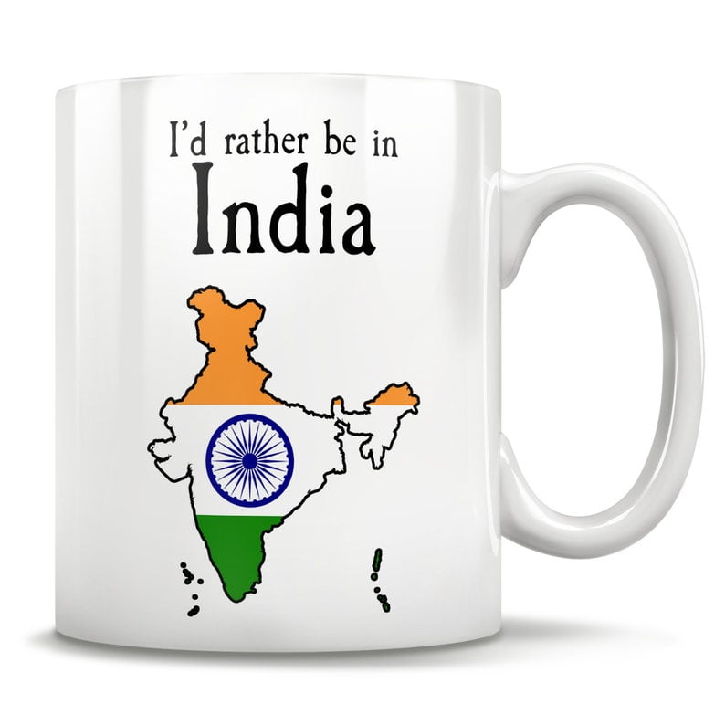 India Gift, Indian Mug, India Map, India Pride, India Flag, Perfect ...