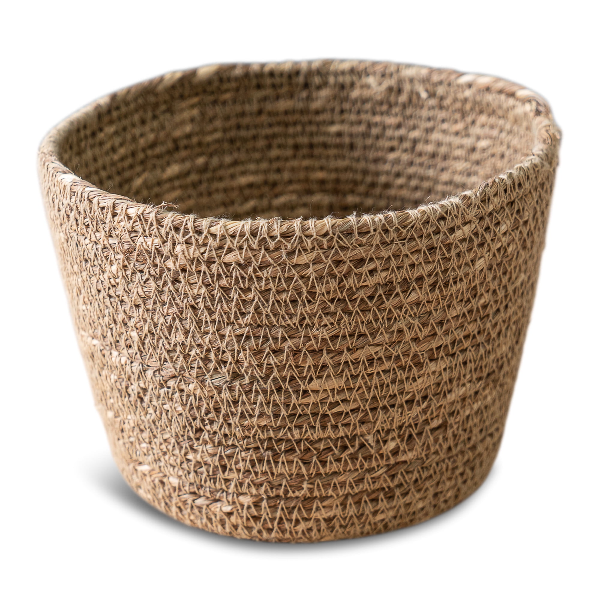 India Handicrafts 20190 Simply Modern Brown 5 inch Jute Decorative ...