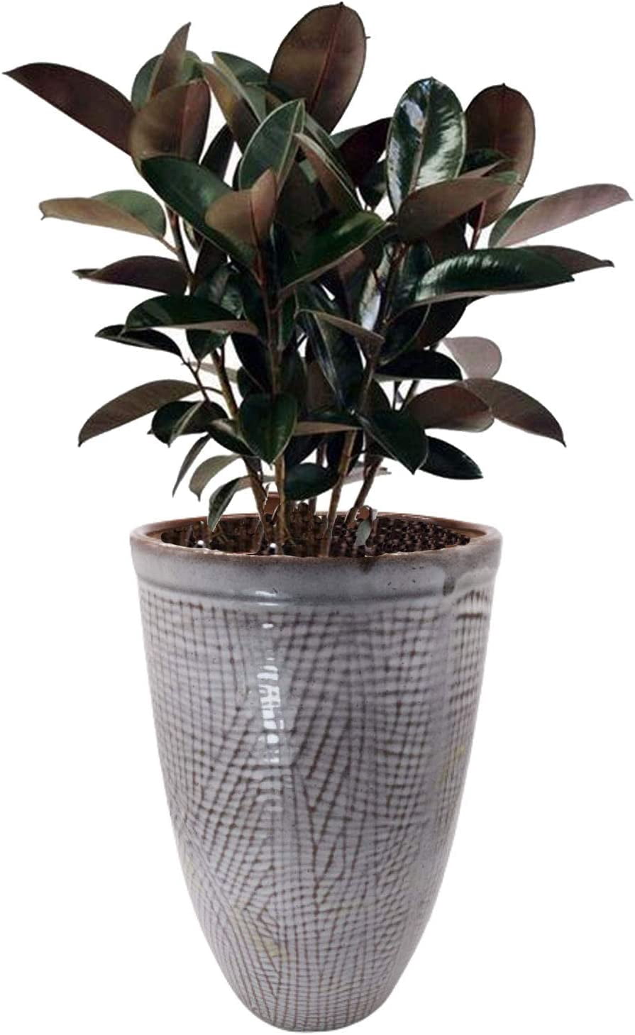 India Meets India Ceramic Indoor Outdoor Planter Flower Pot Handicraft ...