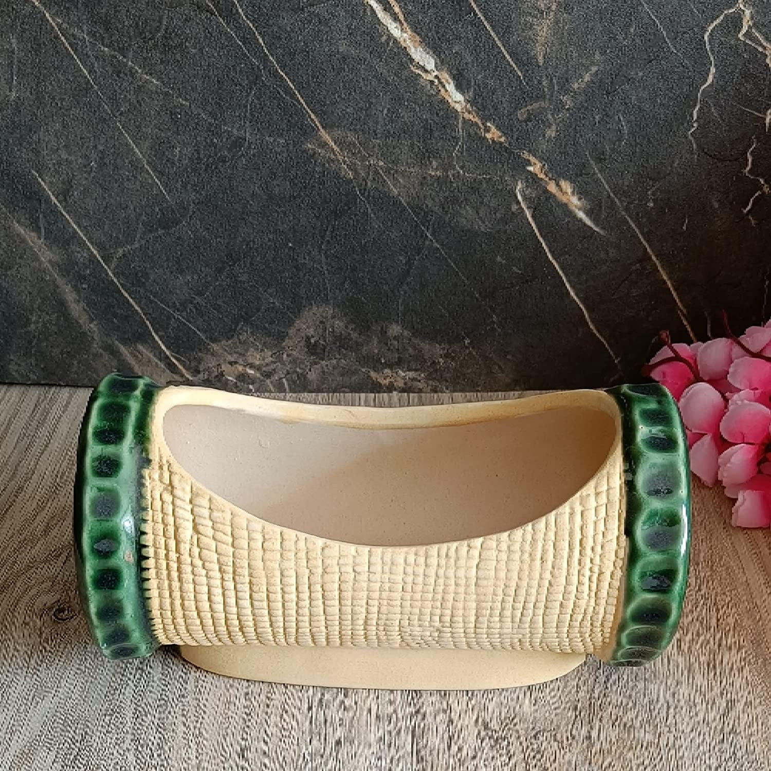 India Meets India Ceramic Planter [Skin-Color], Modern Minimalistic ...