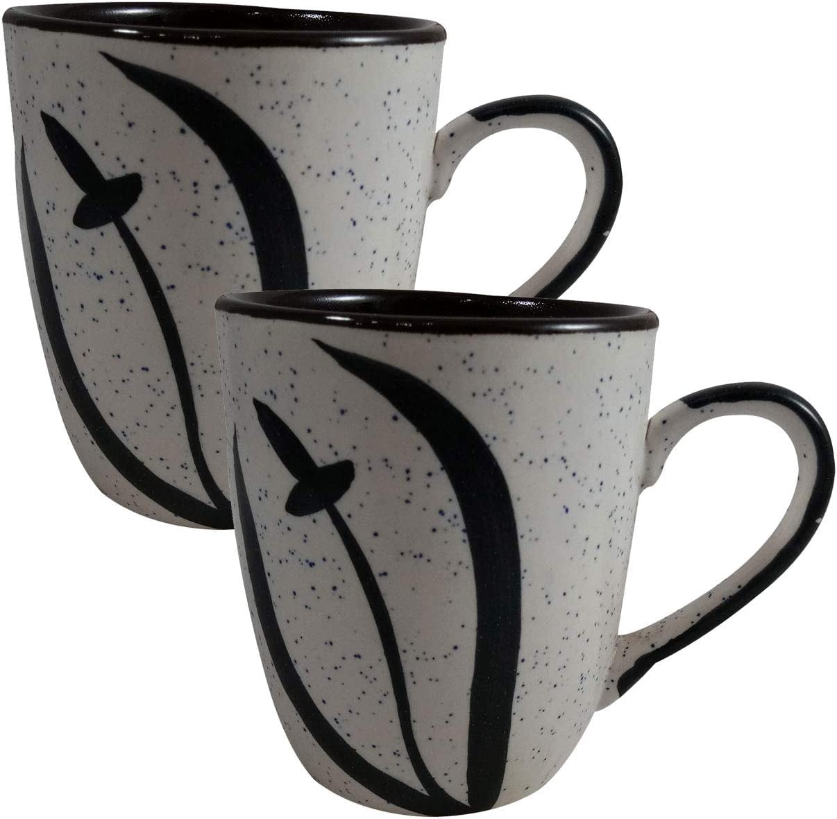India Meets India Coffee Mug/Cup Ceramic Set of 2 Handmade | Khurja ...