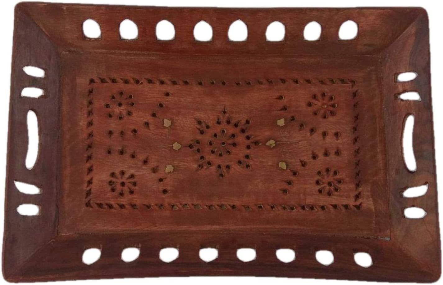 India Meets India Handicraft Wooden Serving Tray Serving Platter, Best ...