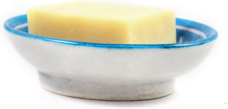 India Meets India Handmade Decorative Ceramic Bathroom Soap Dish Soap ...