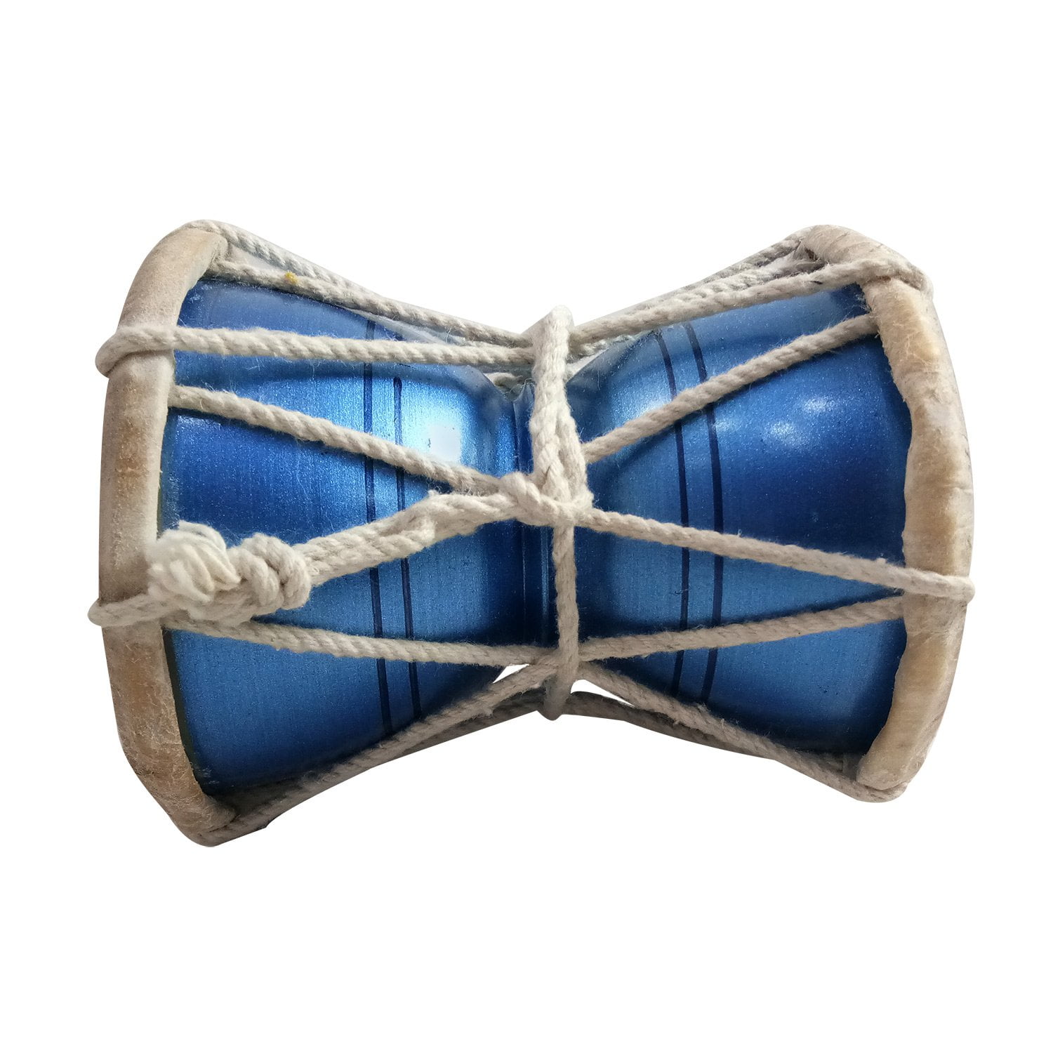 India Meets India Handmade blue 4 inch playing Damroo Shiva Damru ...