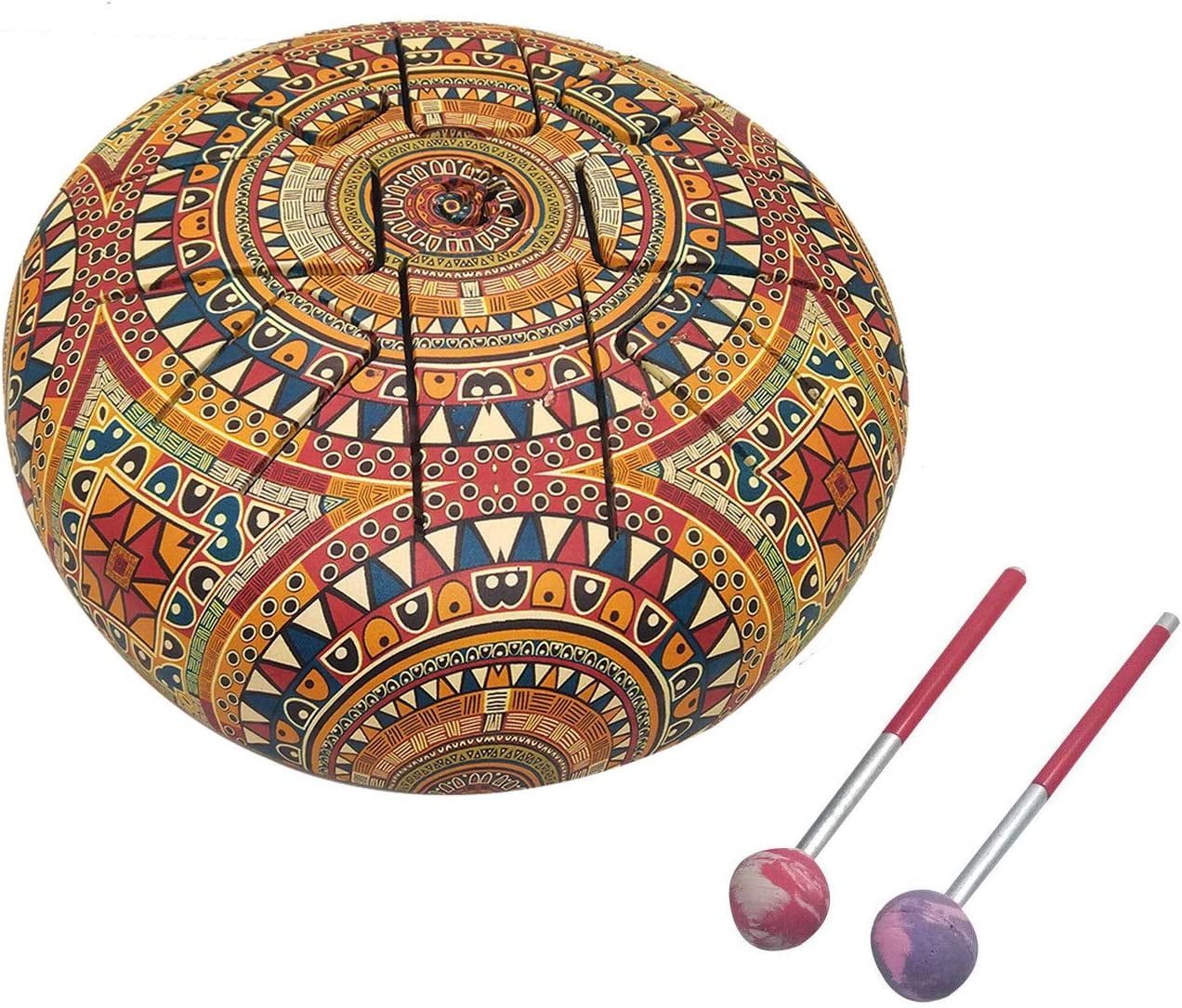 India Meets India OM Tongue Drum Tank Drum Steel Percussion Hangpan ...