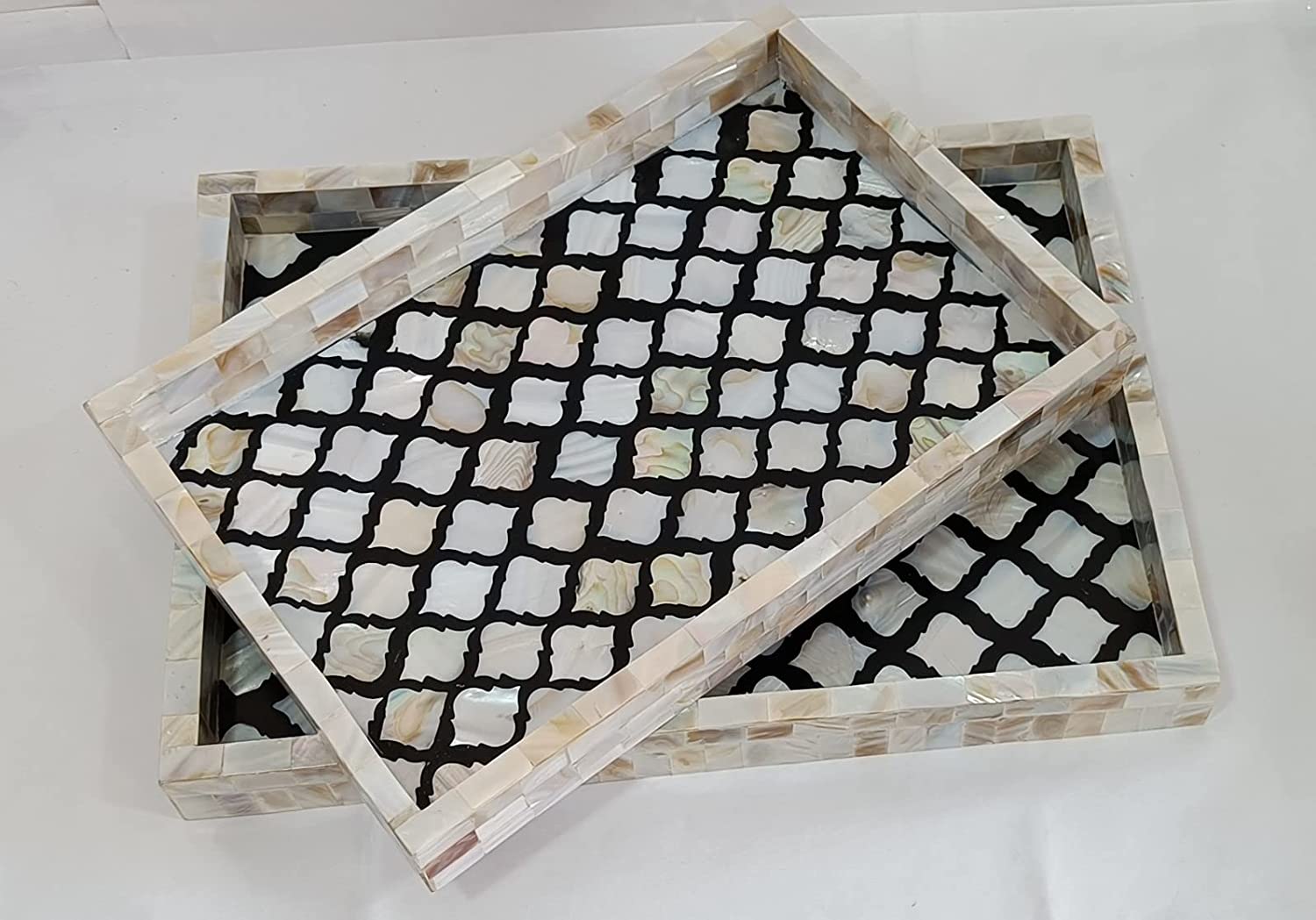 India Meets India Sea Shell Serving Tray [Cream], Sea Shell Serving ...