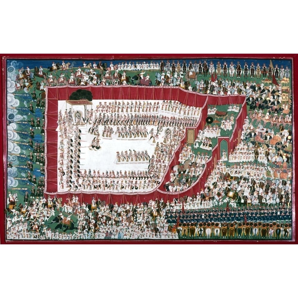 India Military Festival. Ngathering Of Princes And Warriors At A ...