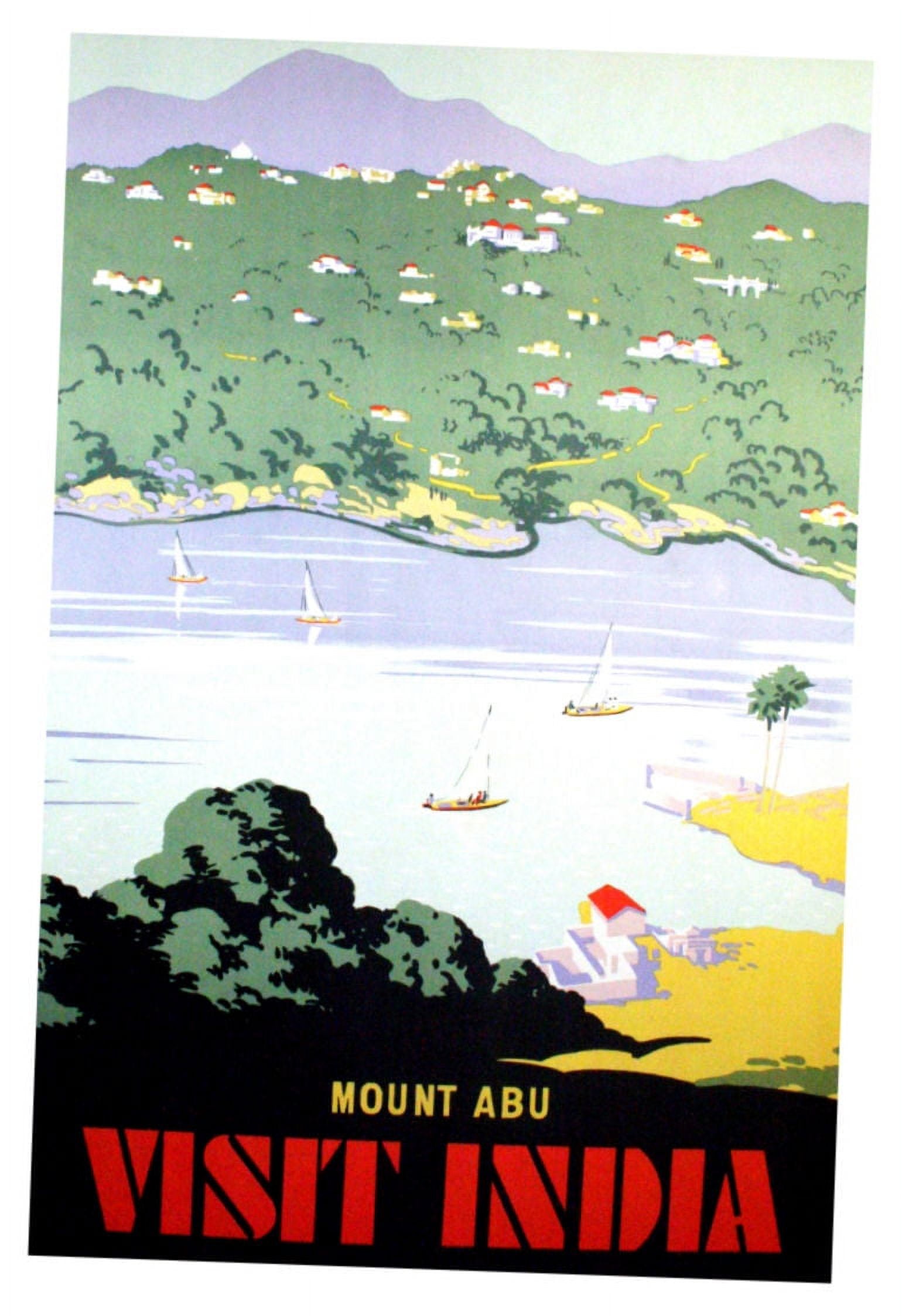 India Mount Abu Poster 24in x36in Art Poster 24x36 Multi-Color Square ...