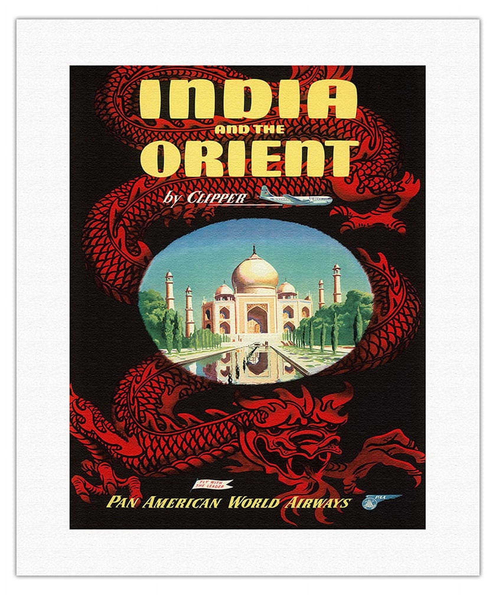 India and the Orient by Clipper - Pan American World Airways - Taj ...
