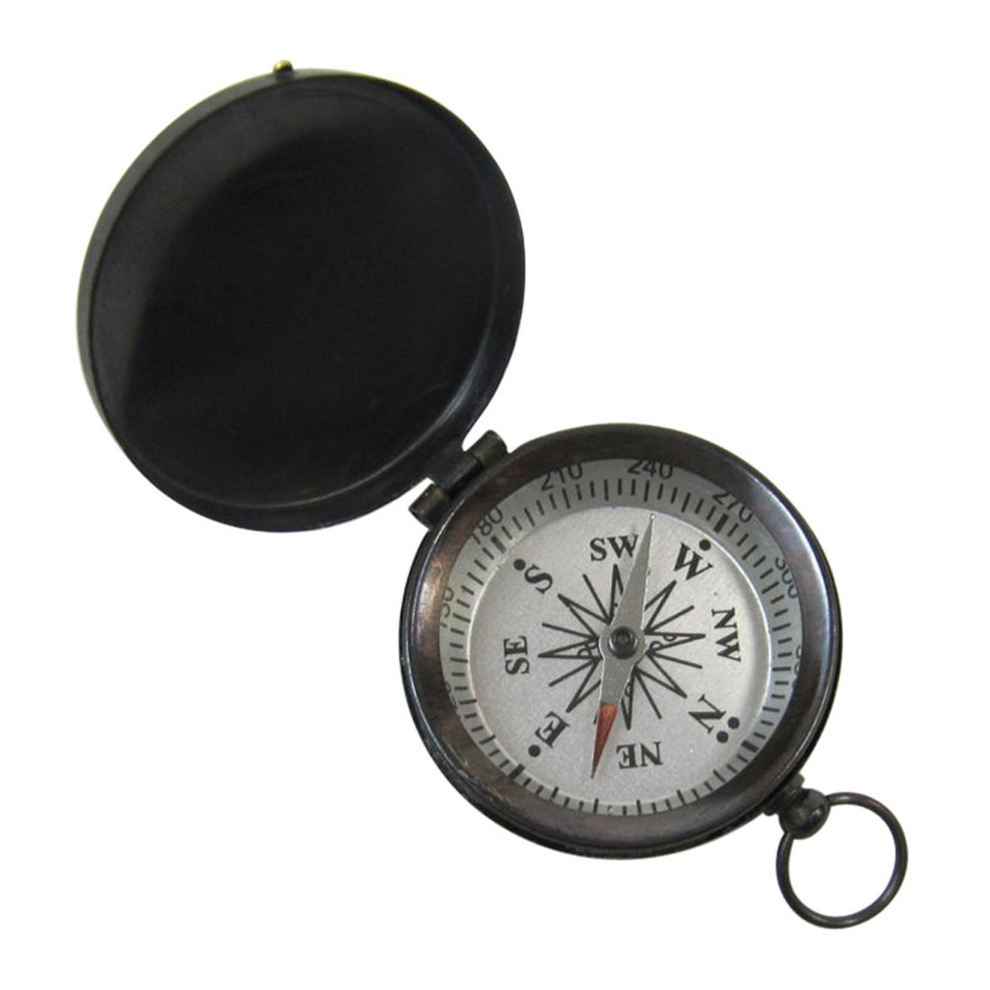 India Overseas Trading BR 48850A Brass Pocket Compass W/ Lid 1.75 ...