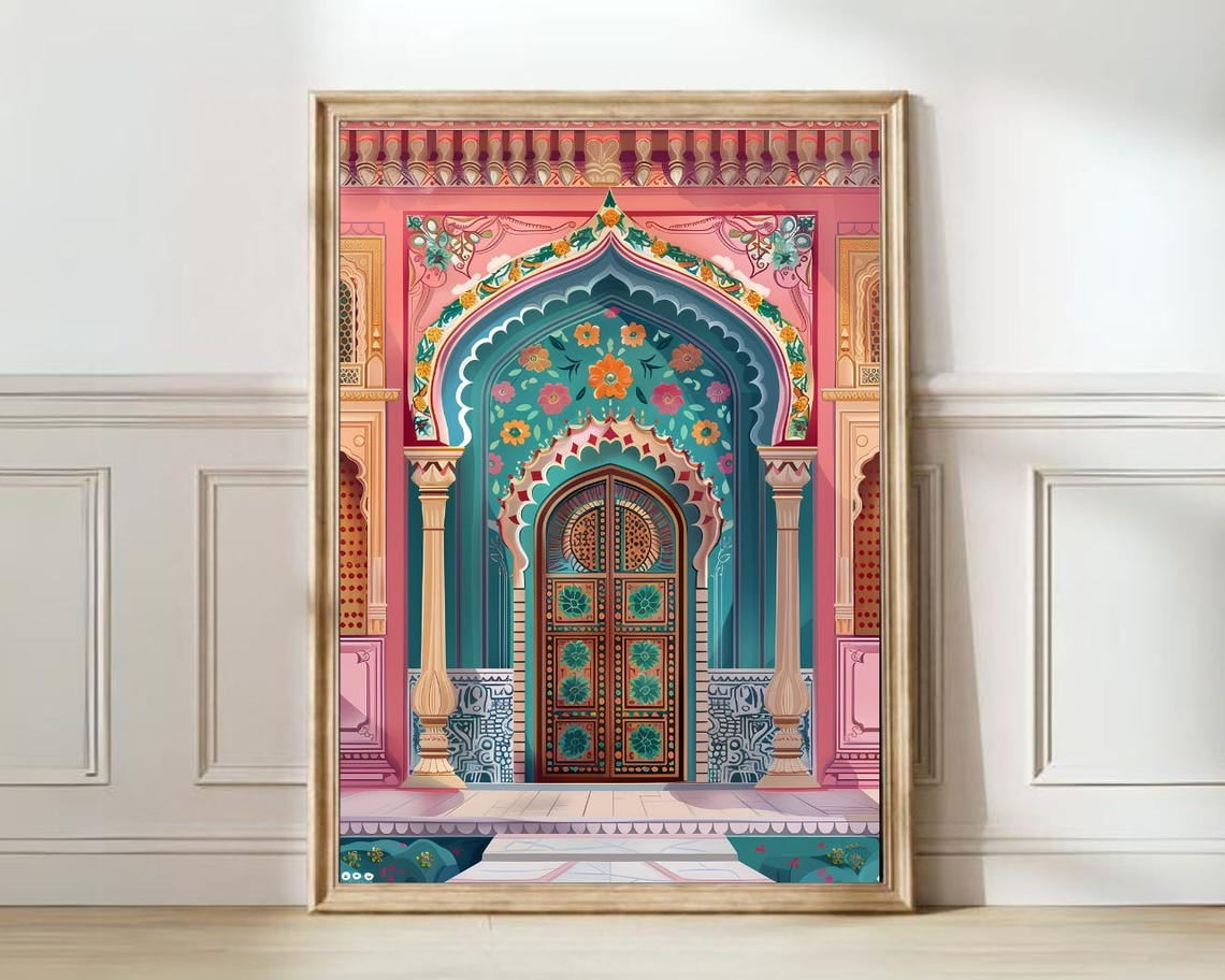 India Print India Illustration Jaipur Print Jaipur Poster India Travel ...
