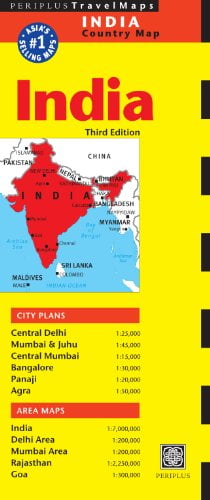 Pre-Owned India Travel Map (Periplus Travel Maps) (Periplus Travel Maps ...
