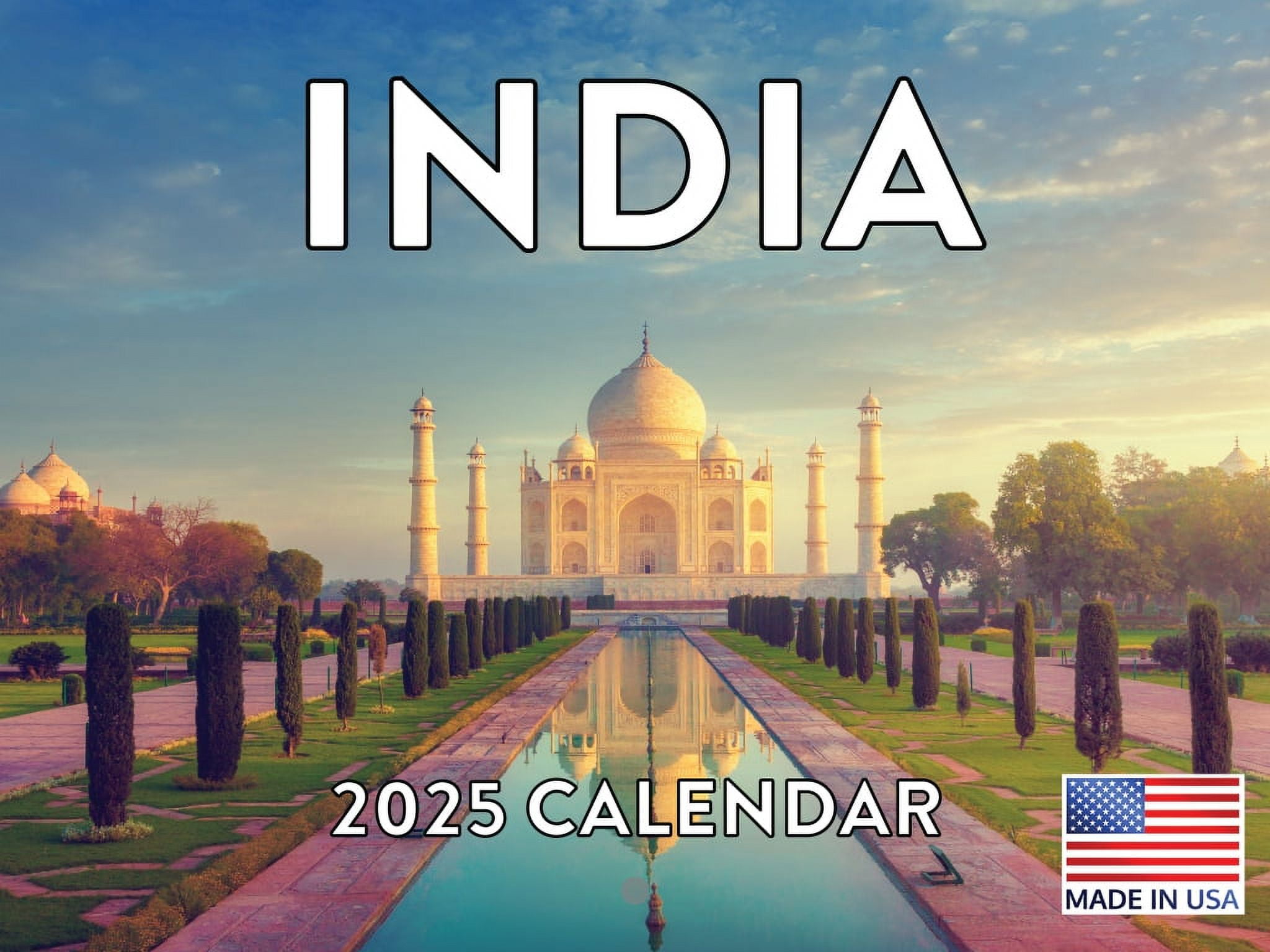 India Calendar 2025 Travel Photo Monthly Wall Calender 12 Month ...